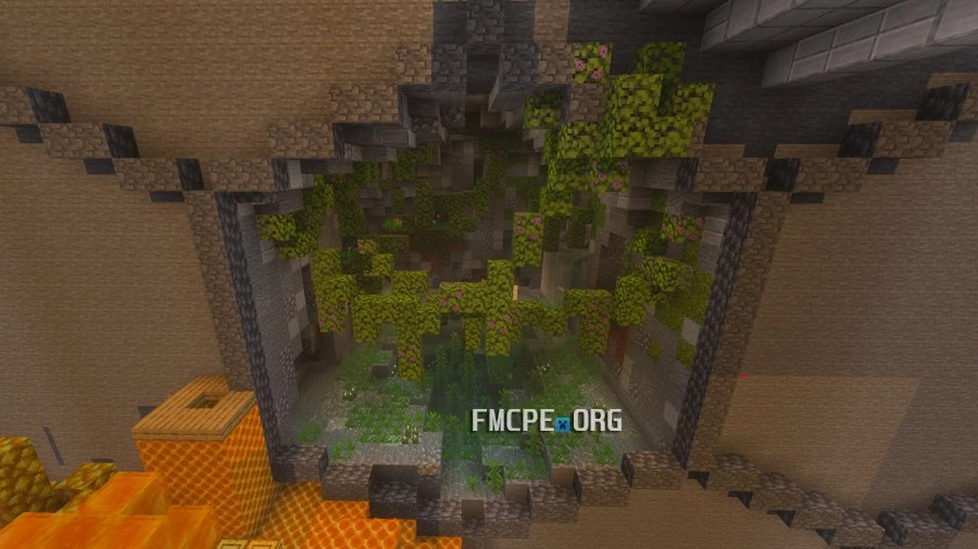 Hexa Parkour map for Minecraft Bedrock