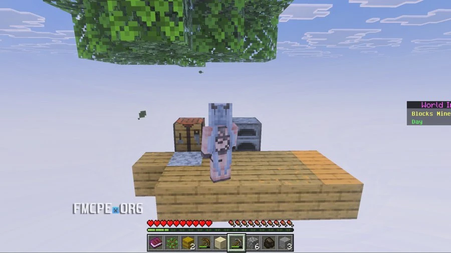 One Skyblock map for Minecraft Bedrock